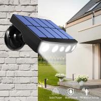 China 14x11x3cm Solar Powered Waterproof Outdoor Lights IP65 Solar Sensor Light PC+ABS 4pcs LED 4W 5V 300ma for sale