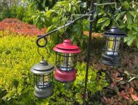 China Outdoor Portable LED Camping Lantern 110x110x184mm White For Party Festival for sale
