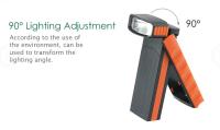 China COB Portable Magnetic Work Light Battery Operated With 1W LED On Head Magnetic Inspection Repair Emergency for sale