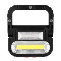 China Battery Powered Handheld LED Work Light 9.9x2.9x7.1cm Mini Work Light 180lm Waterproof Stand Hook Red Warning for sale