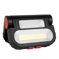 China Battery Powered Handheld LED Work Light 9.9x2.9x7.1cm Mini Work Light 180lm Waterproof Stand Hook Red Warning for sale