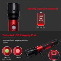 China High Power Cree LED Torch Light XPG3 6W 18650 Battery 34x146mm 130g for sale