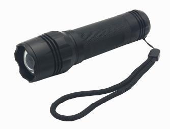 China High Power LED Flashlight Aluminium Adjustable 1x10W T6 400lm 4x15cm for sale