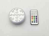 China 7.1x3.1cm Waterproof LED Pool Light IP68 Underwater Light LED RGB Submersible Swimming Pool Lamp Remote Control for sale