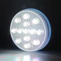China 7.1x3.1cm Waterproof LED Pool Light IP68 Underwater Light LED RGB Submersible Swimming Pool Lamp Remote Control for sale