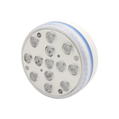 China 7.1x3.1cm Waterproof LED Pool Light IP68 Underwater Light LED RGB Submersible Swimming Pool Lamp Remote Control for sale