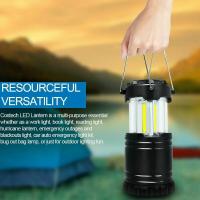 China 3W 240lm 2 In 1 LED Camping Lantern Mini Pop Up LED Lanterns Camping Lights For Tents Extendable Ultra Bright COB for sale