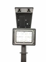 China 12LED Solar Powered LED Light ABS 1500mah 18650 Lithium Battery 21.5x13.5x8.5cm for sale