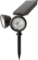 China 16LED ABS Solar Powered Garden LED Lights Double Heads 2000mah 18650 Lithium Battery 25x14x16.5cm for sale