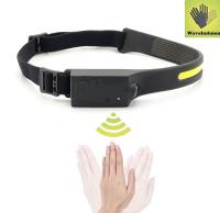 China 350lm Rechargeable COB LED Headlamp With Gesture Wave Sensor 3W Spot Illumination Camping Climbing Hiking for sale