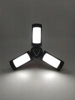 China Rechargeable LED Camping Lantern 3 Leaves SMD Panels Flood Beam LED Work Light Foldable Magnet Handheld for sale