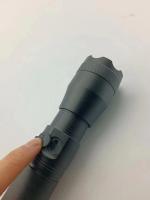 China 10W LED Flashlight Aluminum P50 18650 Lithium Battery 4.3x16.6(18.4)Cm 800lm Rechargeable LED Flashlight Torch for sale