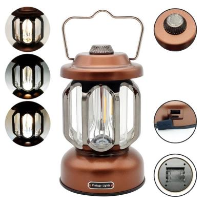 China Hanging Rechargeable LED Camping Lights ABS Metal Handle 117x117x175mm for sale
