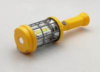 China Handheld Magnetic LED COB Work Light With Top Light ABS Plastic 7.5x7.5x25.5cm for sale