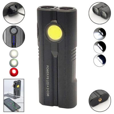 China Large COB Portable LED Work Lights Aluminum High Power Flashlight LED Work Site Light for sale