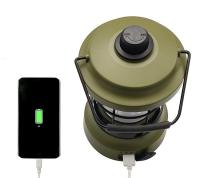 China LED Camping Lights Rechargeable Retro Luxury Camping Lantern ABS+PC+Metal φ10.8x18(22.8)Cm for sale