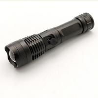 China 10W LED Flashlight Aluminum P50 18650 Lithium Battery 4.3x16.6(18.4)Cm 800lm Rechargeable LED Flashlight Torch for sale