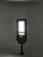 China ABS Solar Powered LED Street Lights 4 COB Solar Sensor Flood Light PS 2pcs Lithium 18650 1200mAh for sale