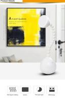 China Nursery Battery Operated Night Light LED Flexible Table Lamp 3W COB 3W SMD 4xAAA 10x10x38.5cm for sale