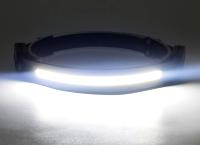 China Bluetooth COB LED Headlamp 25x3x1.5cm 106G Silicone ABS Lithium 102540 1200MAh for sale