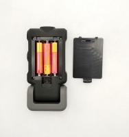 China Mini Portable LED Work Lights Battery Operated ABS Black With Rubber Painting 3W COB for sale