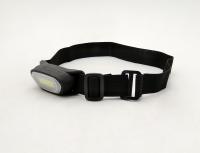 China Silicone Rechargeable COB LED Headlamp Black 1x2W 2XAAA for sale