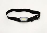 China Silicone Rechargeable COB LED Headlamp Black 1x2W 2XAAA for sale