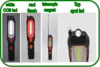 China 6X2.8X21.7cm Portable LED Work Lights 1W White LED 80 Lumens 3W COB LED Spot Lights Super Functional for sale