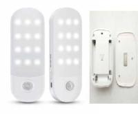 China Rechargeable Cabinet Sensor Light 4.5X12.5X2.2cm Sensor Wardrobe Lights Super Slim Mini Light ABS PS Plastic for sale