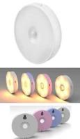 China Rechargeable Cabinet Sensor Light 80x80x20mm 8pcs Smd2835 LED 26 Lumens LED Closet Light Motion Activated for sale
