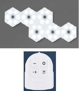 China 6x2x8.3cm Cabinet Sensor Light Infrared Remote Controller DIY LED Touch Sensitive Night Light With Remote SMD2835 40lm for sale