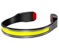 China 5W COB LED Rechargeable Sensor Headlamp 10pcs SMD2835 Red LED In Tails 400lumens ABS for sale