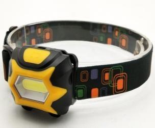 China 6x3.5x5cm COB LED Headlamp 1pc Super Bright 3W 120lm 3AAA 47g for sale