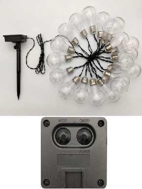 China 5.8x10.3cm Holiday LED Lights 12pcs Plastic Edison Bulb 1 Warm White F5 LED for sale