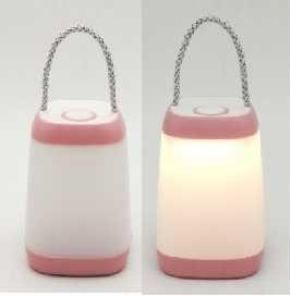 China Portable 2 In 1 LED Camping Lantern 10x10x12.5cm Small Night Light With Handle Warm White for sale