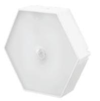 China Wardrobe LED Motion Sensor Cabinet Light 90x80x28mm 6pcs 2835 LED 3AAA ABS PC for sale