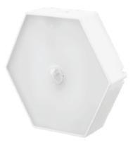 China Wardrobe LED Motion Sensor Cabinet Light 90x80x28mm 6pcs 2835 LED 3AAA ABS PC for sale