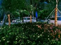 China Solar Powered Outdoor Lights 2V 80mA Swaying Solar Garden Firefly Lights  Firefly Lights With for sale