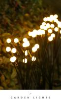 China Solar Powered Outdoor Lights 2V 80mA Swaying Solar Garden Firefly Lights  Firefly Lights With for sale