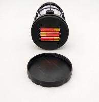 China 10.5x10.5x18.3cm LED Emergency Lantern With Metal Handle ABS PS Plastic Metal for sale