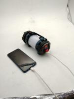 China 8.8x8.2x16.7cm 380g 2 In 1 LED Camping Lantern ABS Rechargeable Battery Lantern for sale