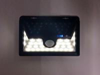 China 34LED Solar Powered Street Lights ABS 1200Mah Lithium 18650 Battery 15.8x10.5x4.8cm IP44 With Motion Sensor for sale