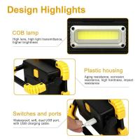 China Mini COB Handheld LED Work Light Shock Proof 3W 200LM 13.6x10.1x4.1cm 170g for sale