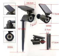 China 180lm Solar LED Outdoor Lights Silicon Detection Scope 100 Degree for sale