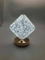 China Bright Childrens Night Light Battery Operated Diamond Table Lamp For Home Decoration for sale