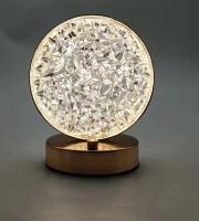 China Lightweight Round Bright Battery Operated Table Lamp For Nursery for sale