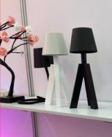 China Rechargeable Wooden Base Battery Operated Night Light For Nursery 200lm for sale