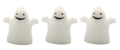 China 8.5*5.5*9.8cm Wax Little LED Ghost Light 1CR2032 Battery Light Weight for sale