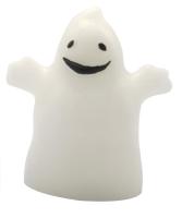 China 8.5*5.5*9.8cm Wax Little LED Ghost Light 1CR2032 Battery Light Weight for sale