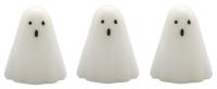 China Wax Little Ghost Candle LED Light 3pk 1 On-Off 7.3*6.5*8.7cm 1CR2032 Battery for sale